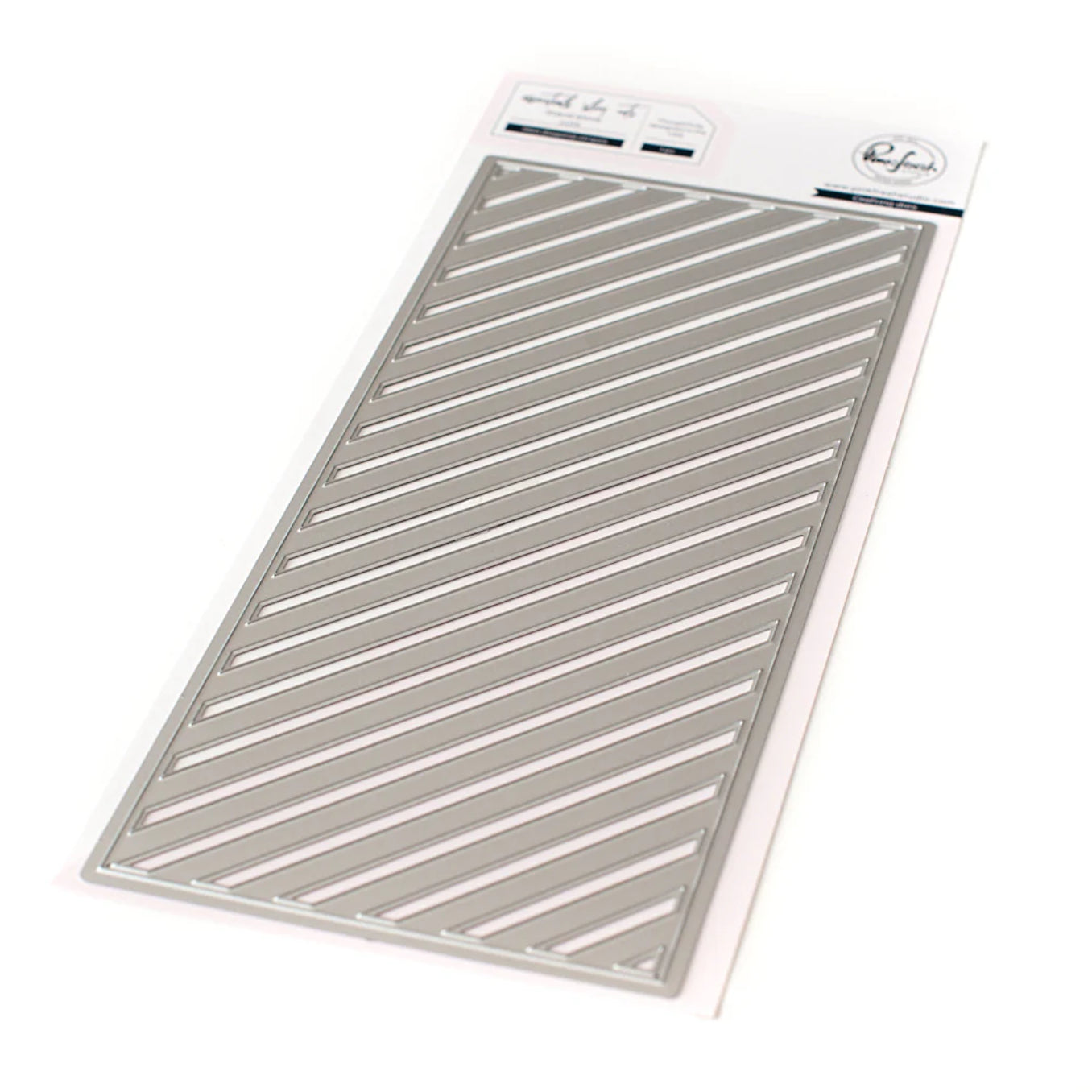 Pinkfresh Studio SLIM DIAGONAL STRIPES Essentials Crafting Dies 1pc ...